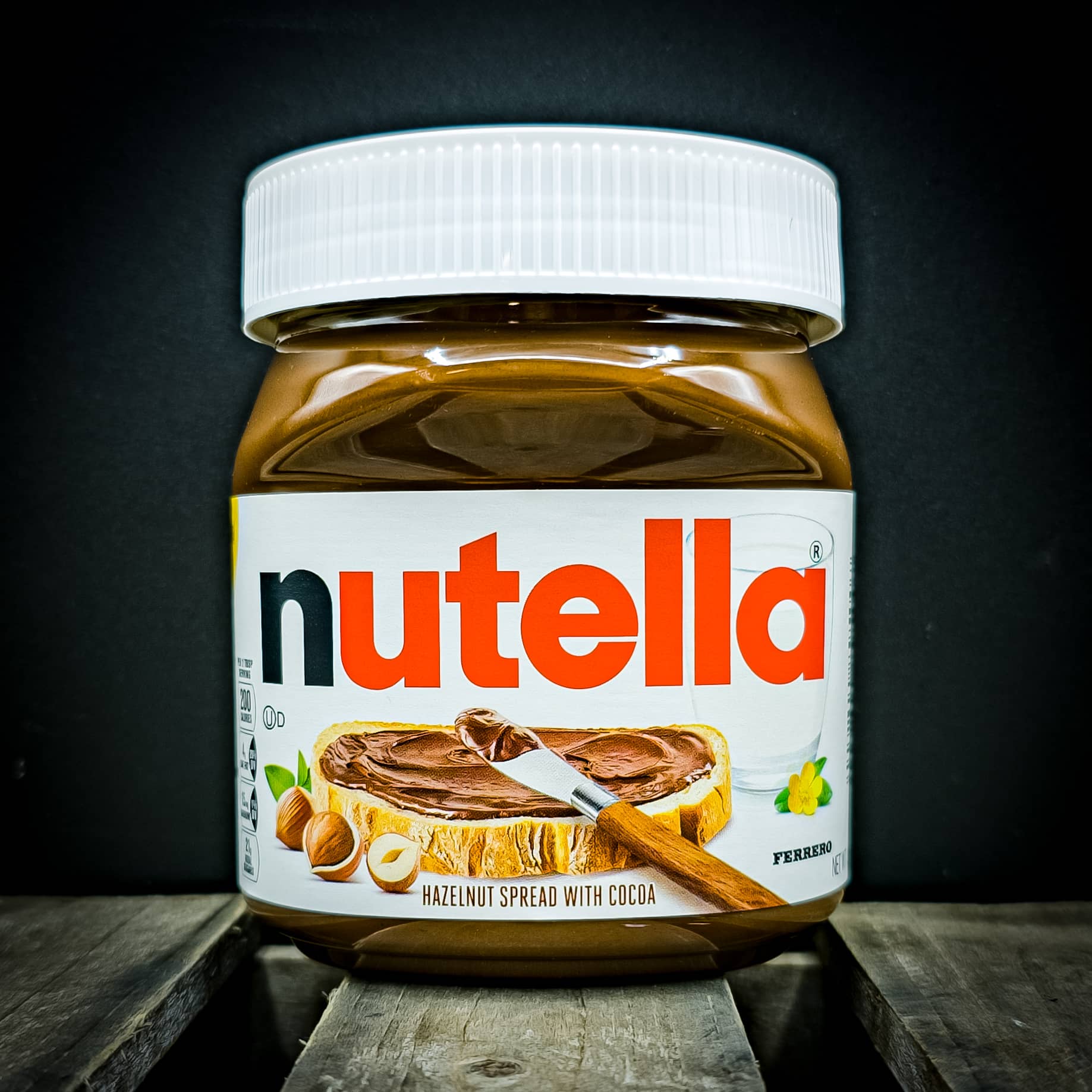 nutella spread background